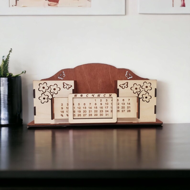 Laser Cut Pen and Pencil Holder Organizer Svg File Glowforge Wooden ...