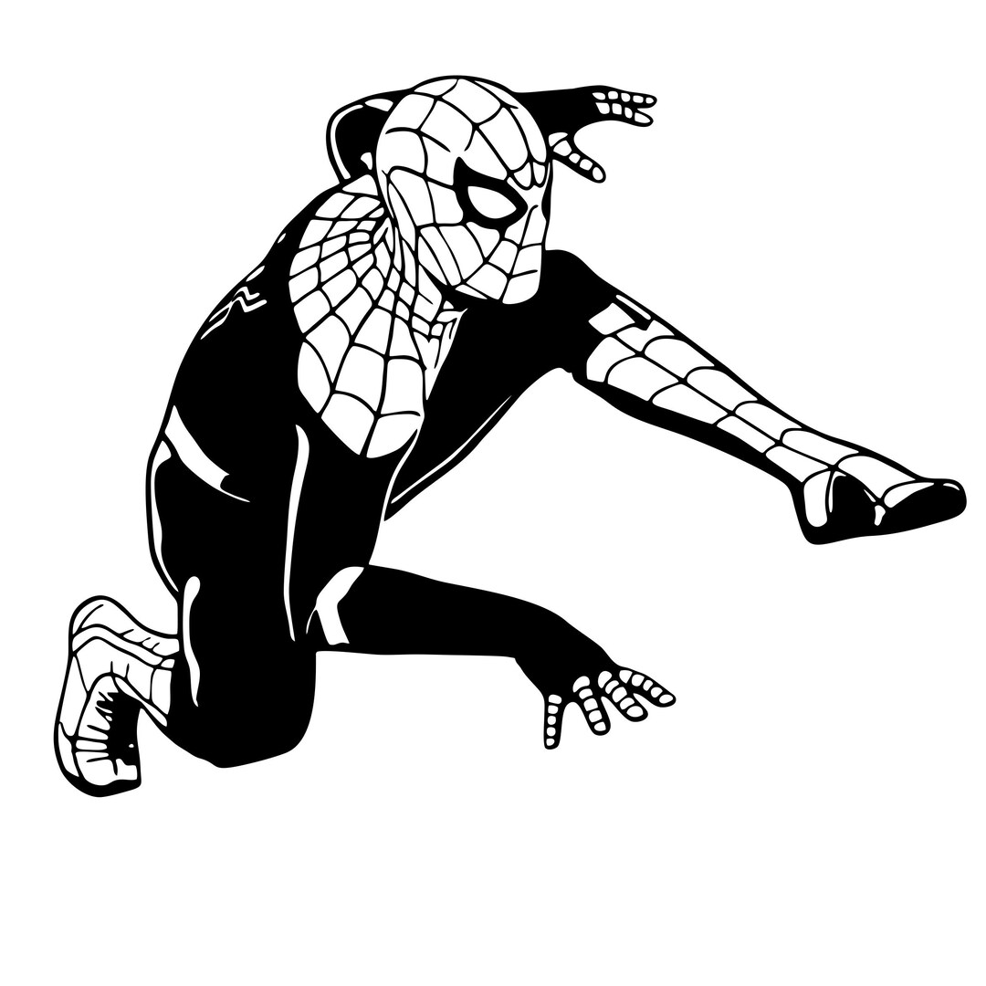 Spider Man Svg 1 Spider-man Decor Wall Art Spider-man Decor Laser Cut ...