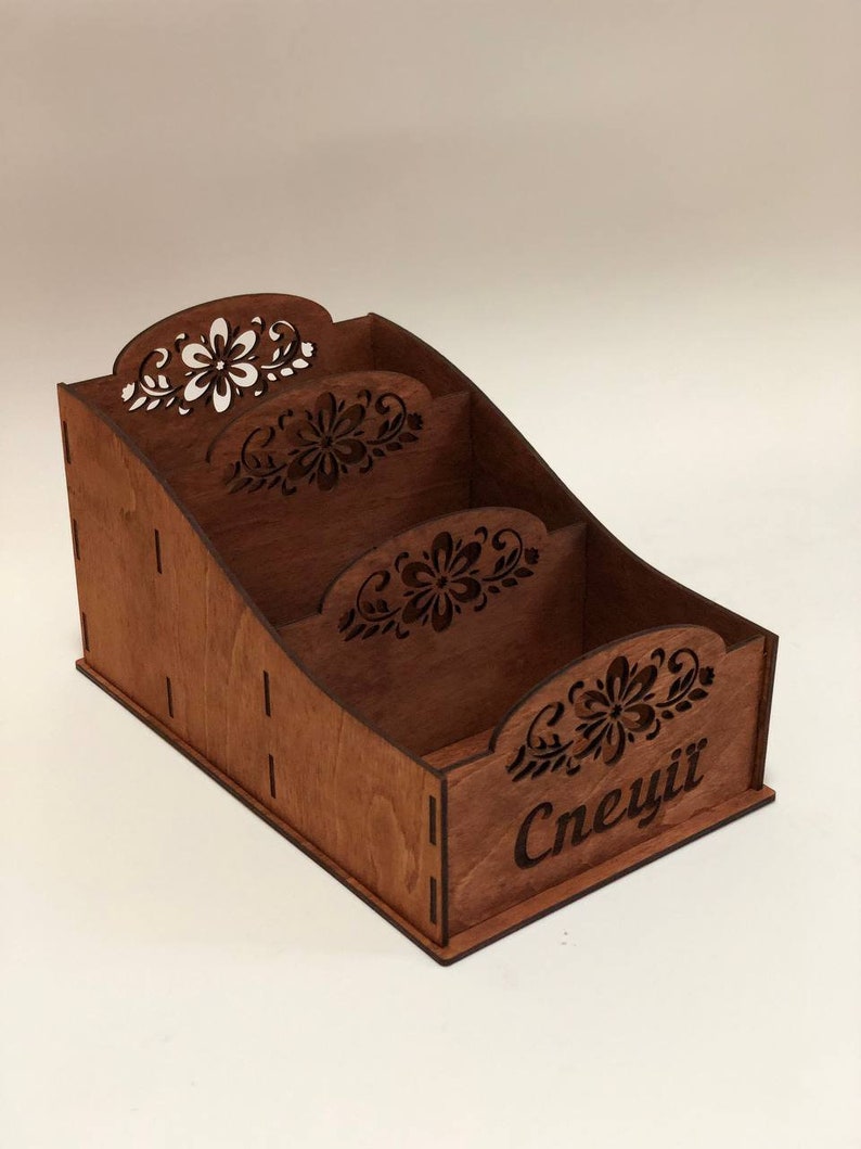 Spices Rack Spice Storage Box Laser Cut Files Svg Dxf Cdr Spice Storage ...