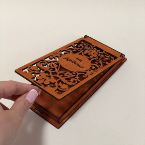 Wooden Packing Bill Cash Holder for Laser Cut Digital Files Cdr, Dxf ...