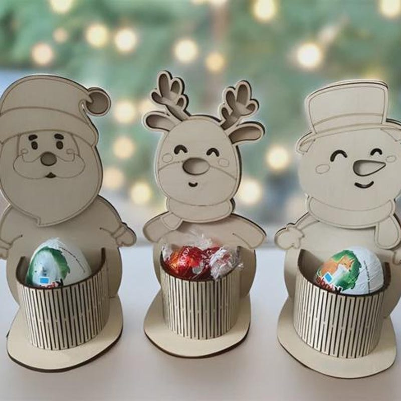 Wooden set of 3 candy - Etsy Schweiz