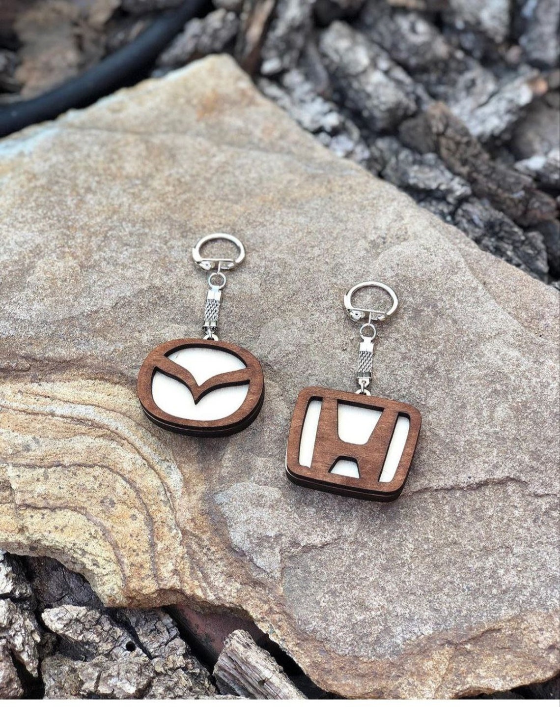 Laser Cut Vehicle Car Logo Keychains Svg File Glowforge 19 Pcs Keychain ...