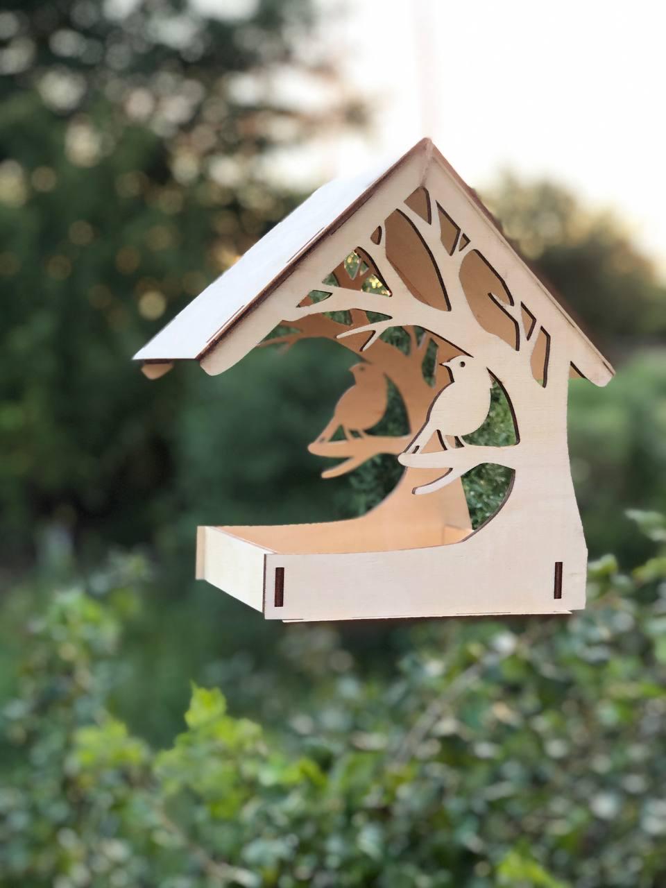 Laser Cut Files Wooden Bird Feeder Birdhouse Dxf Svg Cdr Vector Pattern ...