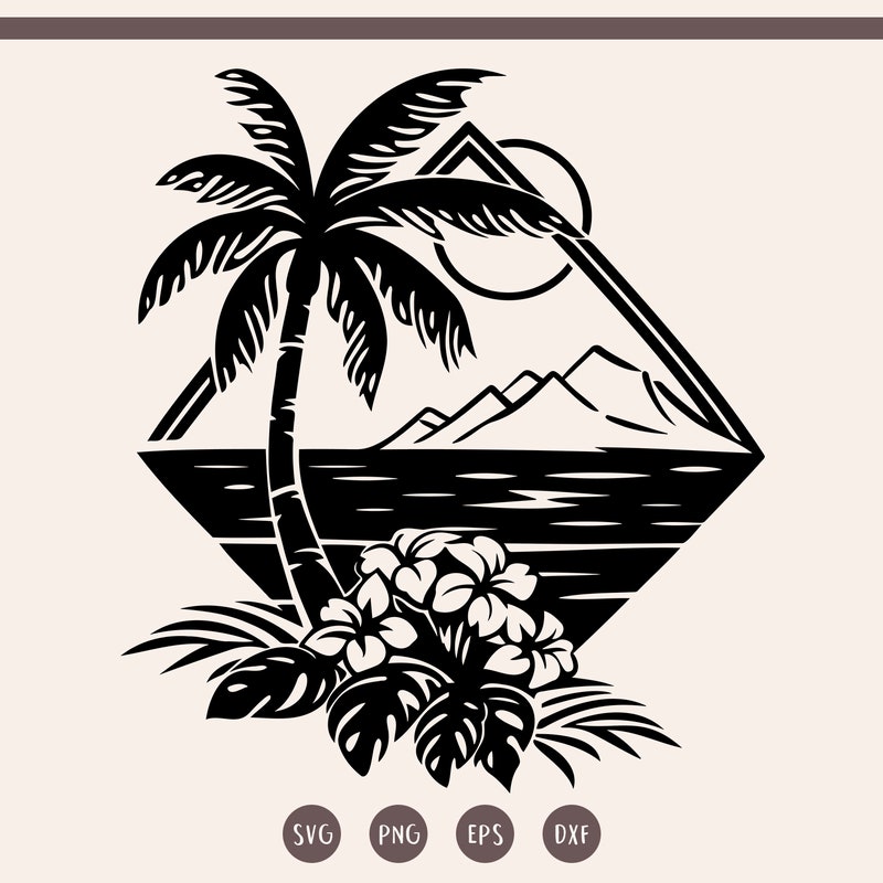 Tropical Svg - Etsy
