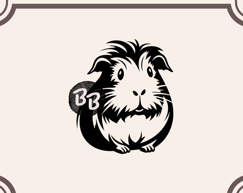 Guinea Pig Svg, Guinea Pig Svg Bundle, Guinea Pig Clipart, Cute Guinea ...