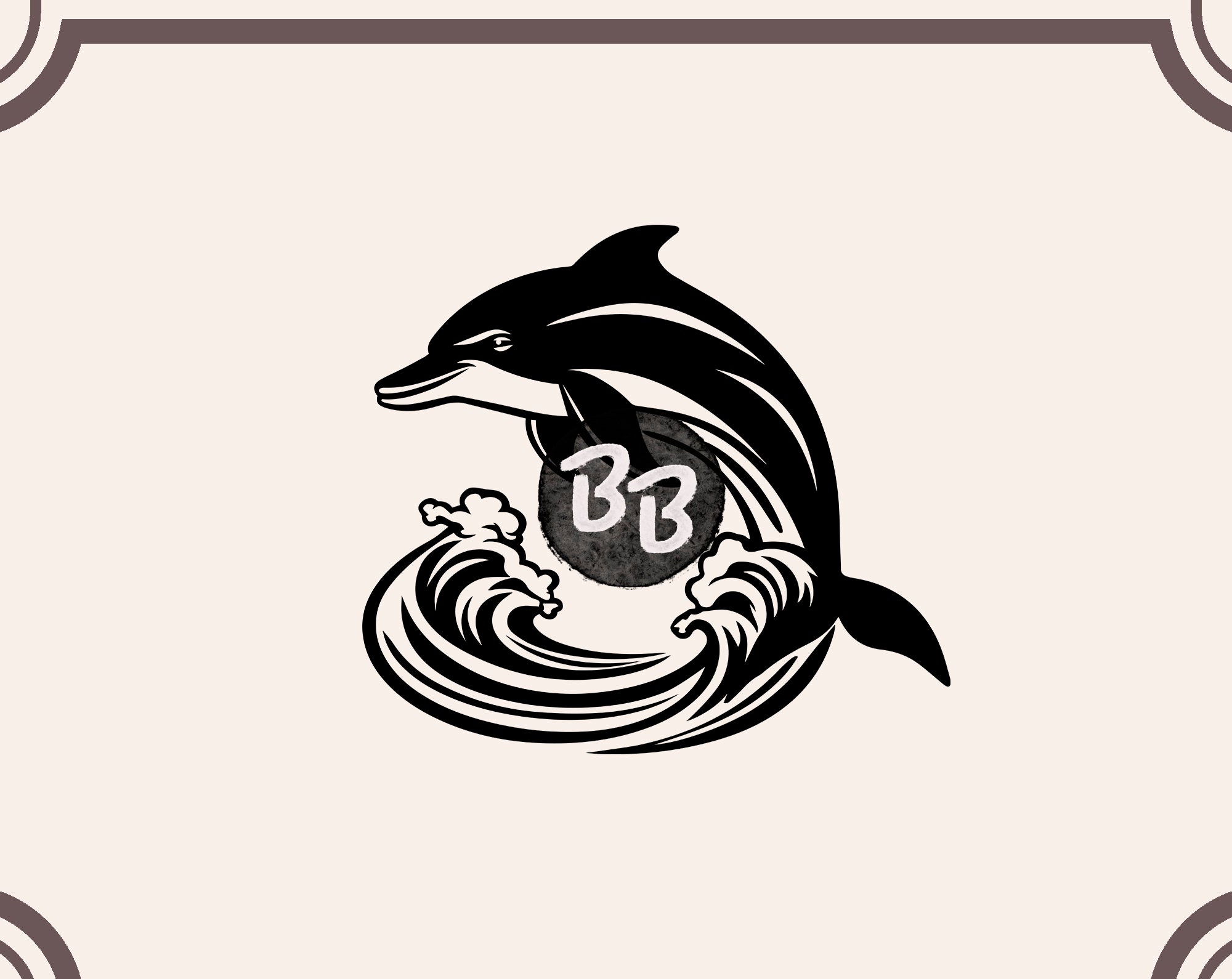 Dolphin Bundle Svg, Dolphin With Wave Svg, Dolphin Cut File, Dolphin ...