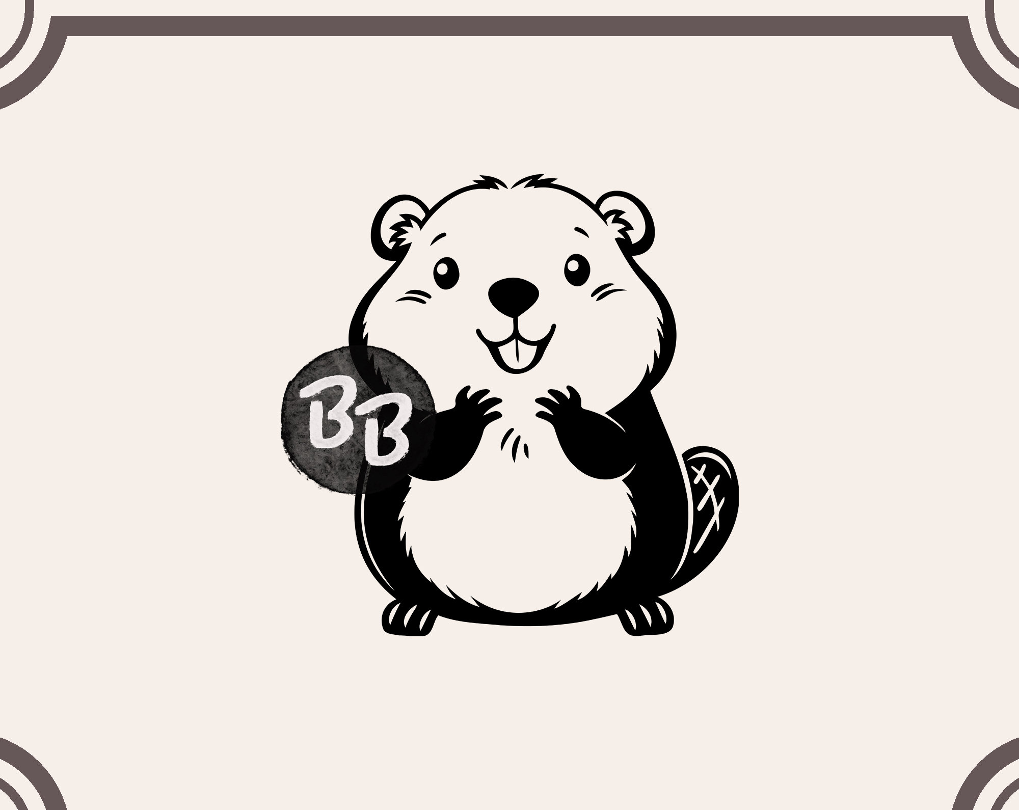 Beaver Svg, Cute Beaver Svg Bundle, Beaver Clipart, Happy Beaver Svg ...