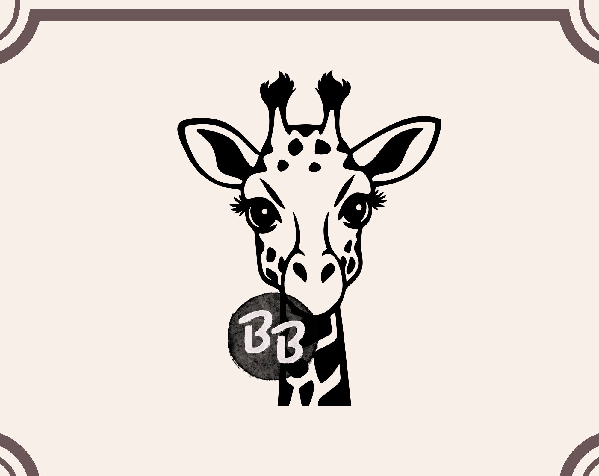Giraffe Head Svg, Funny Giraffe Svg Bundle, Giraffe Face Svg, Cute ...