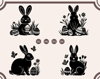 Easter Svg Bundle, Easter Bunny Svg, Easter Png, Happy Easter Svg ...