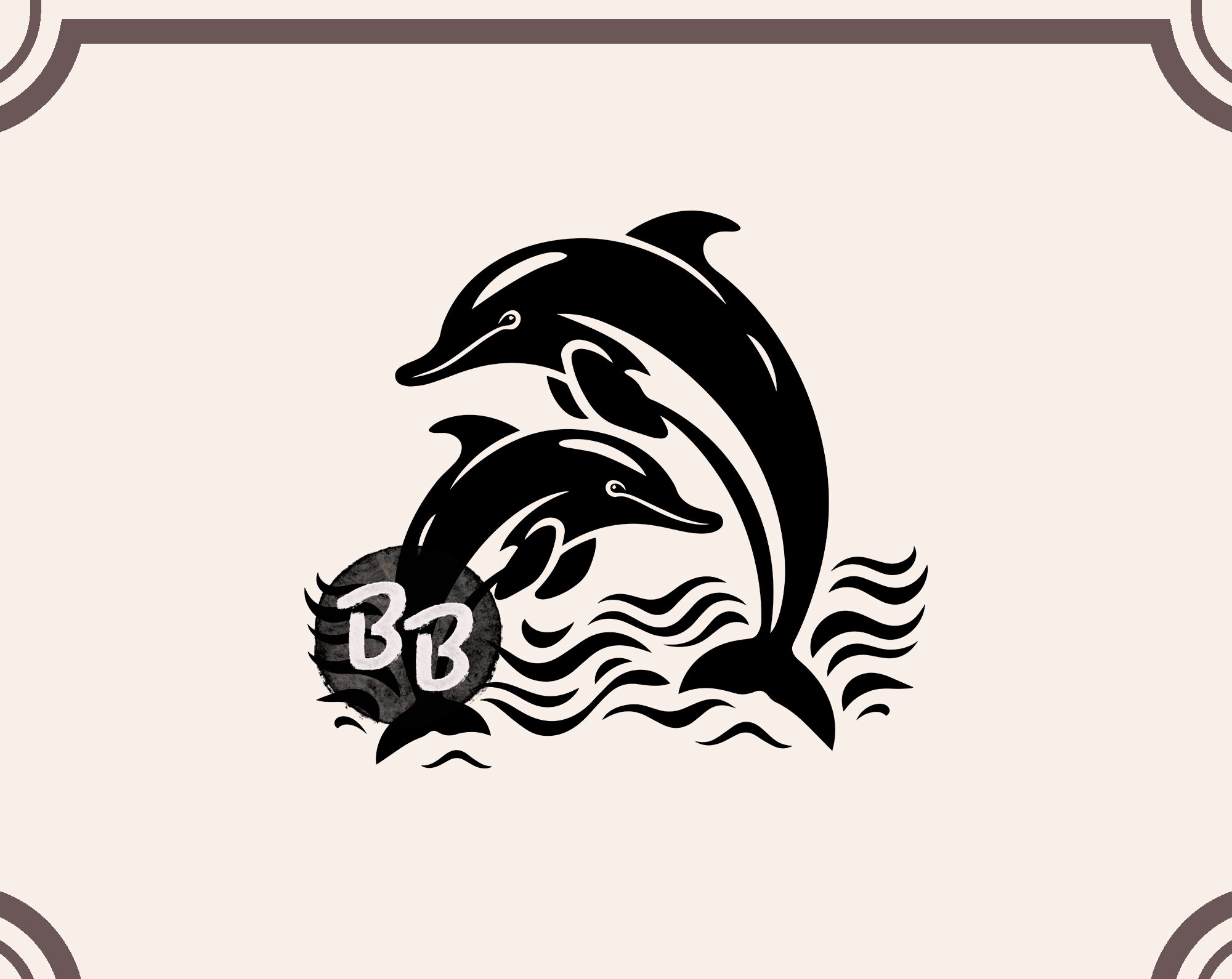 Dolphin Svg Bundle, Beach Sunset Palm Trees, Dolphin Silhouette ...