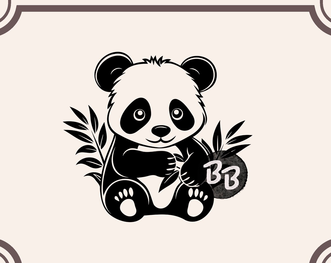 Panda Svg Bundle, Panda Vector Svg, Panda Face Svg, Cute Panda Svg ...