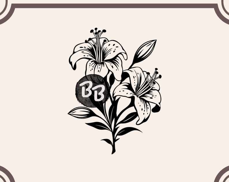Lily Svg Bundle, Lily Flower Svg, Lily Cut File Svg, Png - Etsy