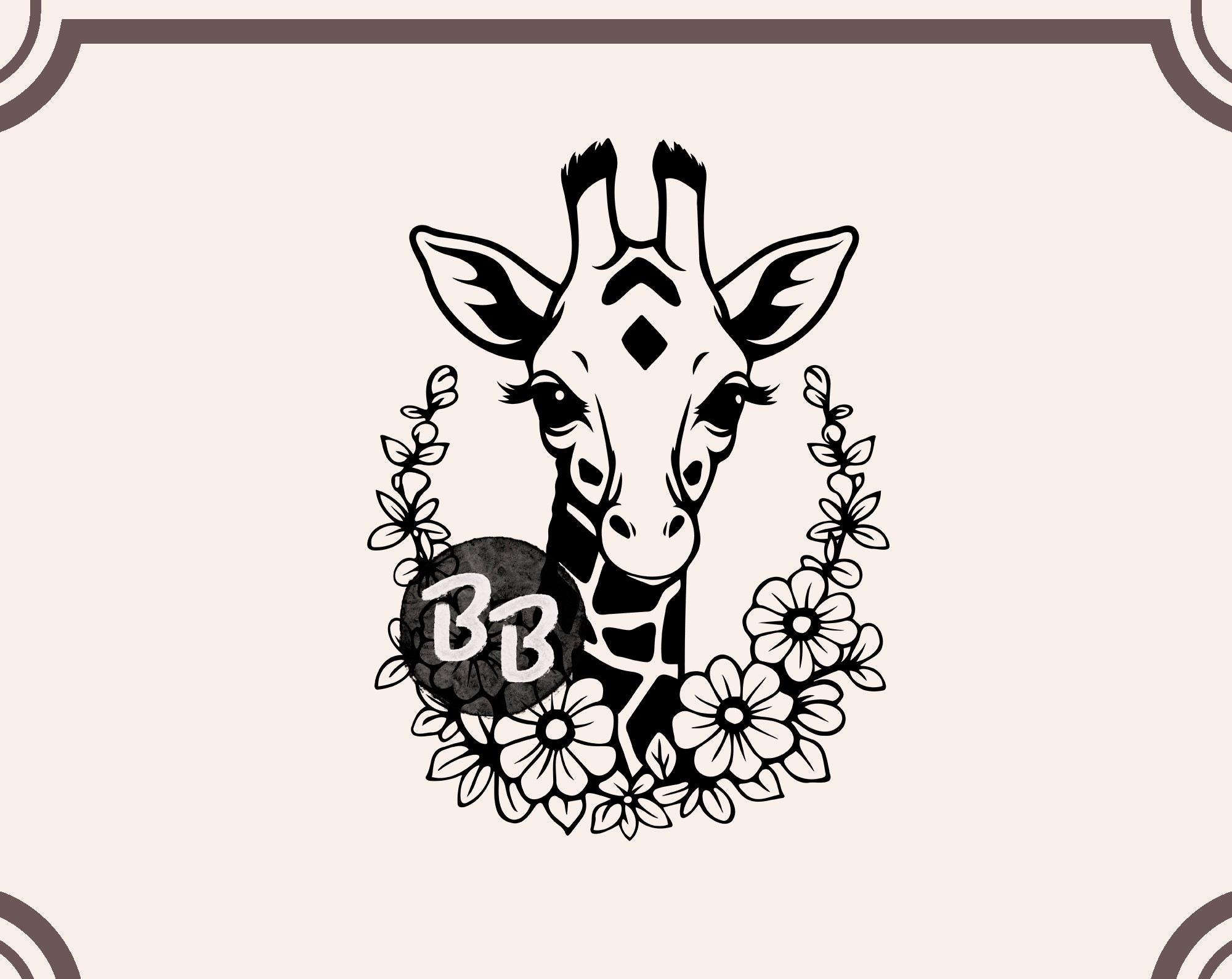 Giraffe Head Svg, Funny Giraffe Svg Bundle, Giraffe Face Svg, Cute ...