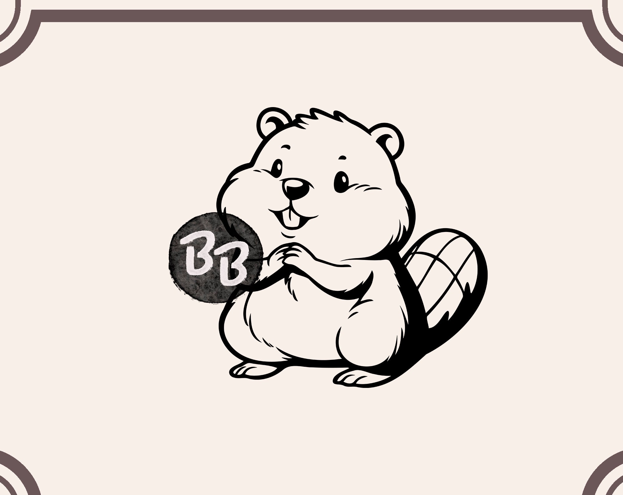 Beaver Svg, Cute Beaver Svg Bundle, Beaver Clipart, Happy Beaver Svg ...