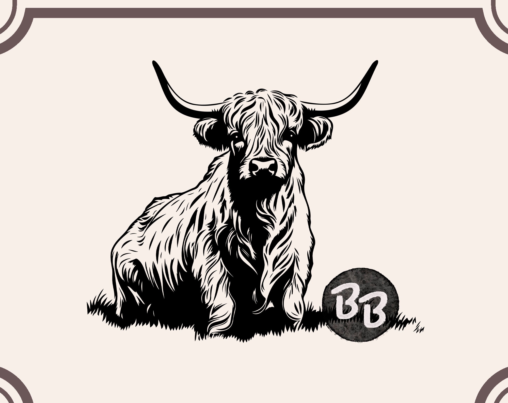 Highland Cow Svg Bundle, Highland Cow Head Svg, Highland Cow Png - Etsy