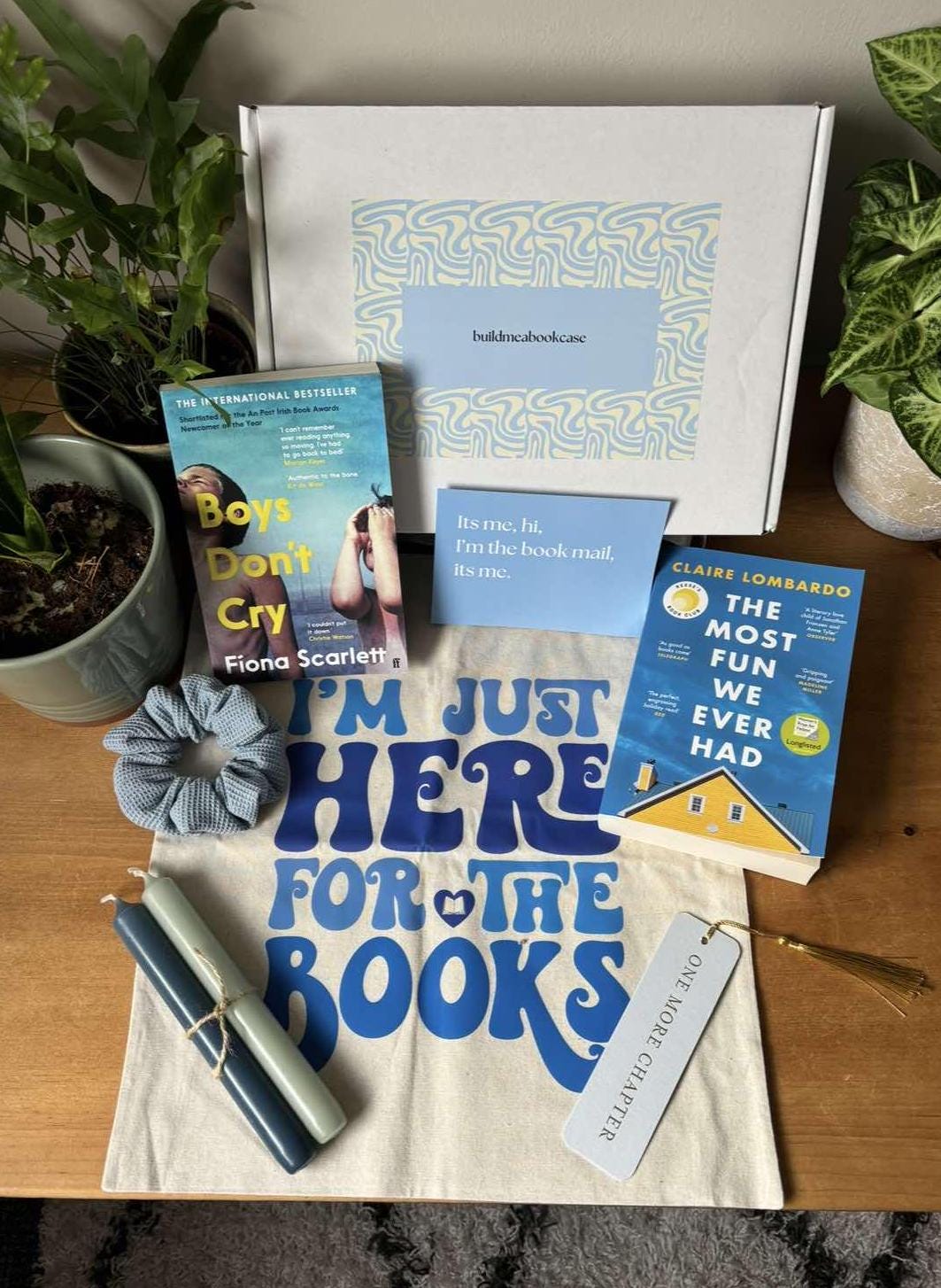 Book Lovers Gift Box Hamper 'the Blue Box' - Cosy Reading - Etsy
