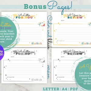 Personal Memory Box, Time Capsule, Children's School Filing Box, File ...