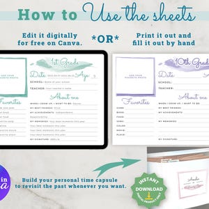 Personal Memory Box, Time Capsule, Children's School Filing Box, File ...