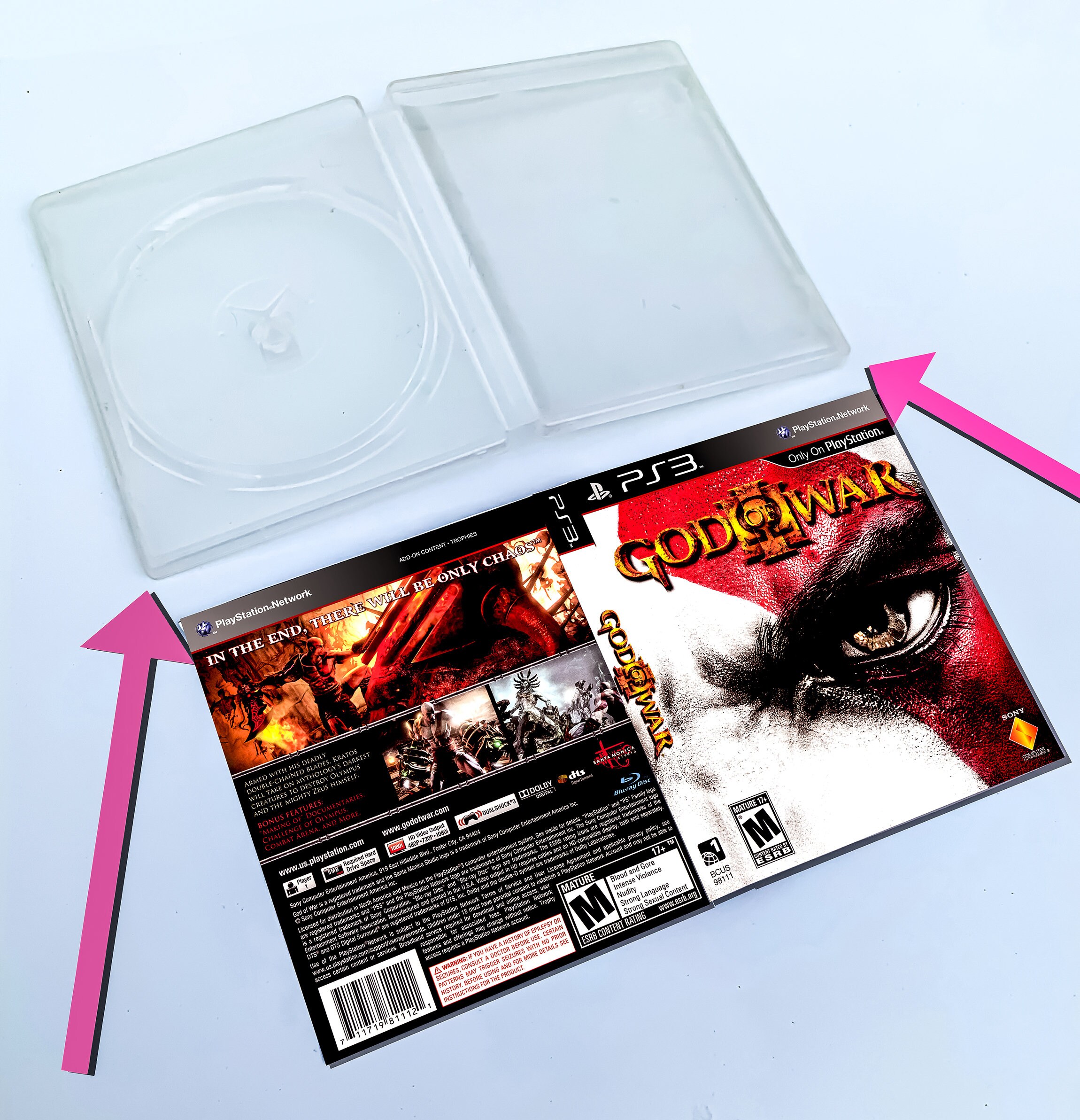 PAL UK Playstation 3 Slip Case Artwork Alphabetical List PS3. Replica ...