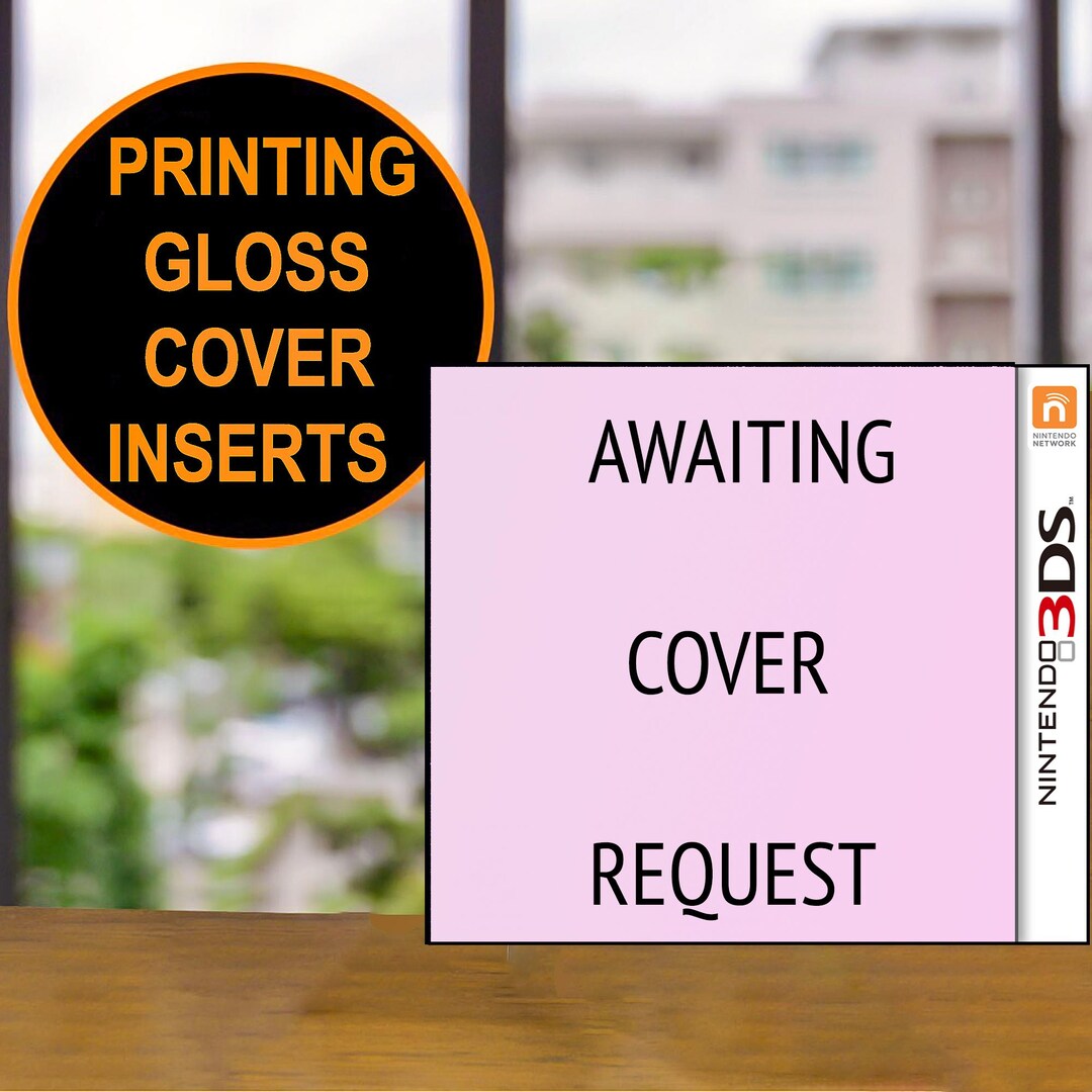 Nintendo 3DS Game Box Art Replacement - Gloss Laminate Print Case ...