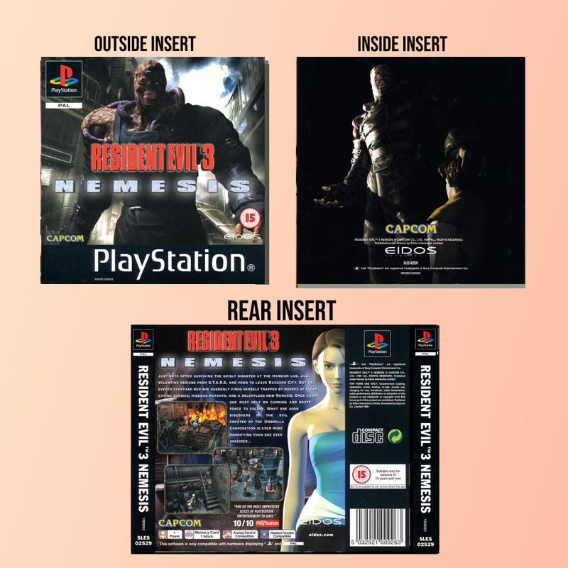 Cover Resident Evil 1 Ps1 - Etsy