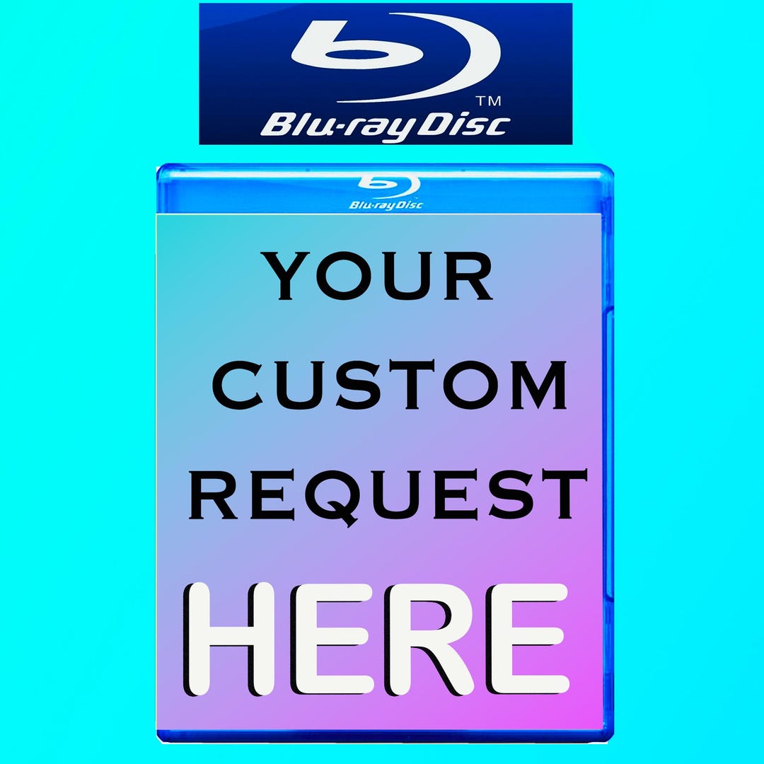 Blu-ray Case Box-art Print. Gloss or Holographic.custom Insert Blu Ray ...