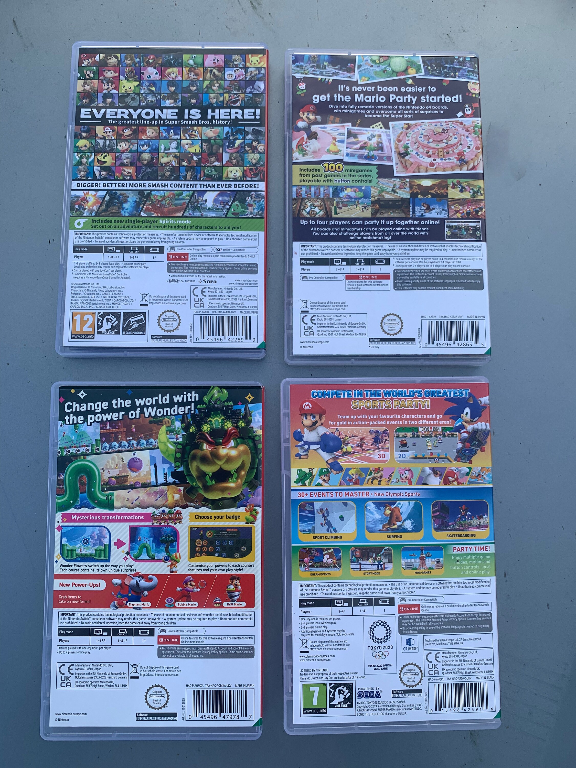 Nintendo Switch Boxes Custom Replacement Case and Art, 100's of Game ...