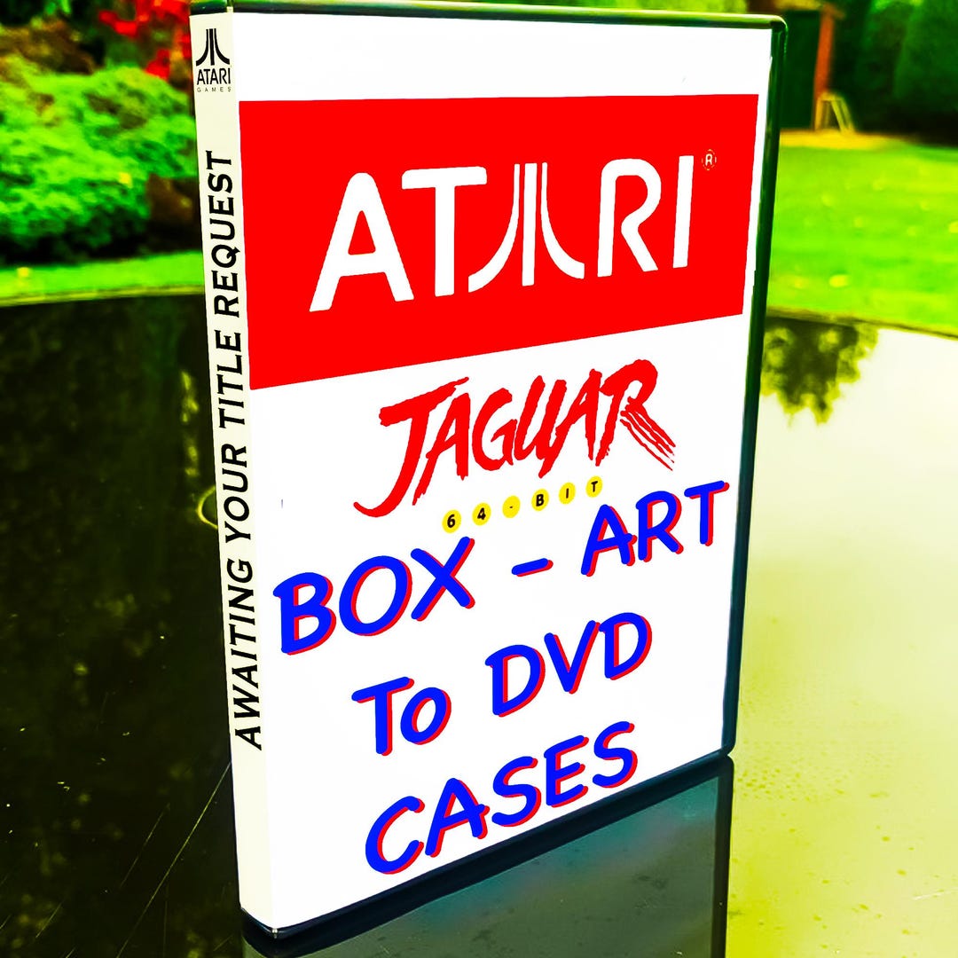 Custom Jaguar Printing DVD Case Replacement Slip Artwork. Sized to Fit ...