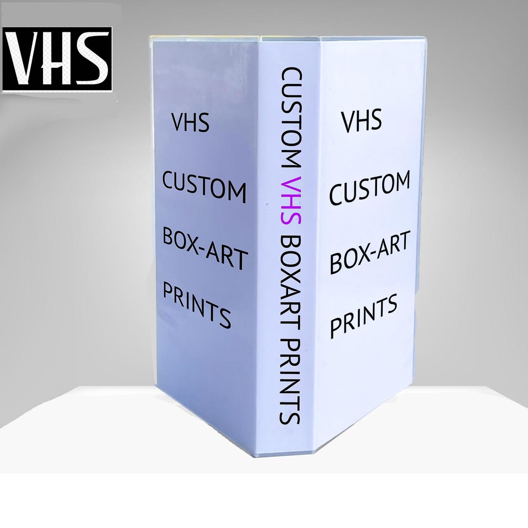 VHS Case Boxart. Request Any Cover. I Print to Video Cassette Box Case ...