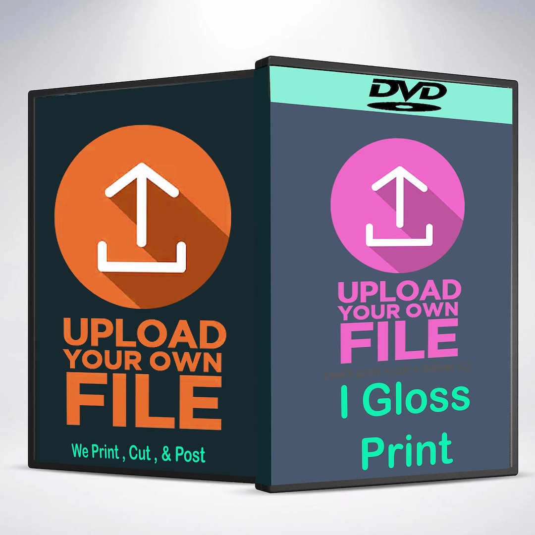 Print Your DVD Case Insert Case Cover Printing: Gloss or Holographic - Etsy
