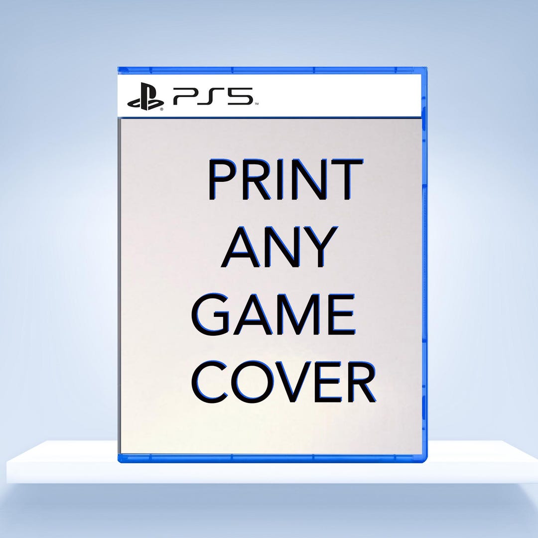PS5 Boxart.gloss Prints Laminate .sony Playstation 5 Custom Prints ...