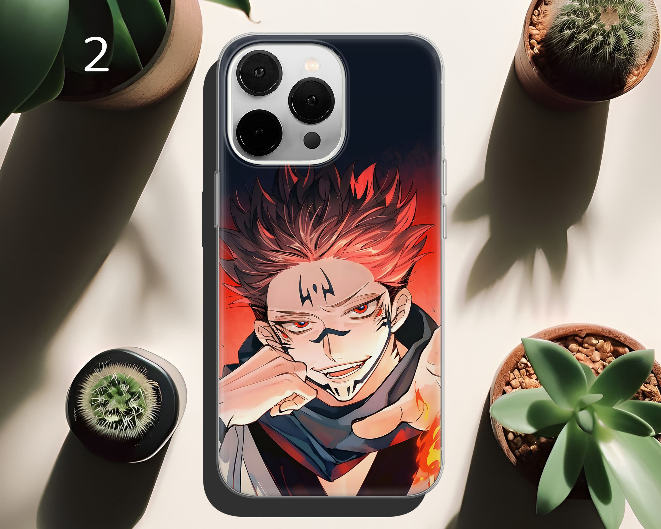 JUJUTSU KAISEN Ryomen Sukuna Gojo Satoru Phone Case Fits iPhone 15 Pro ...