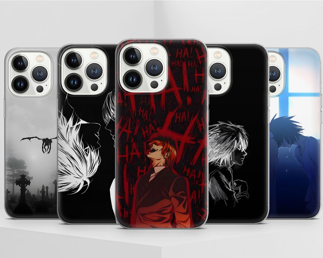 DEATH NOTE Anime Manga Yagami Light L Phone Case Fits iPhone 15 Pro Max ...