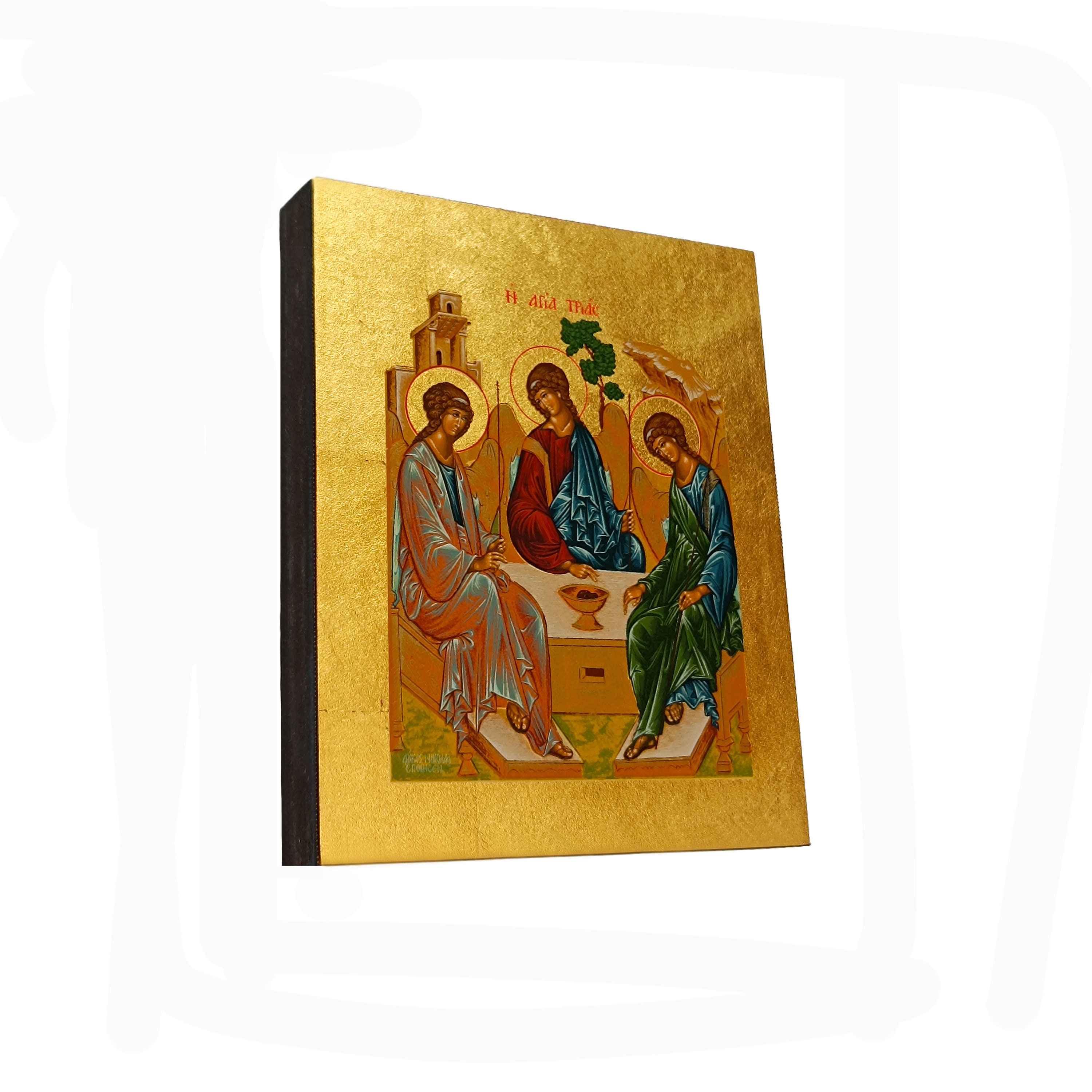 Holy Trinity Rublev Icon Orthodox Christian Byzantine Icon Hand Painted ...