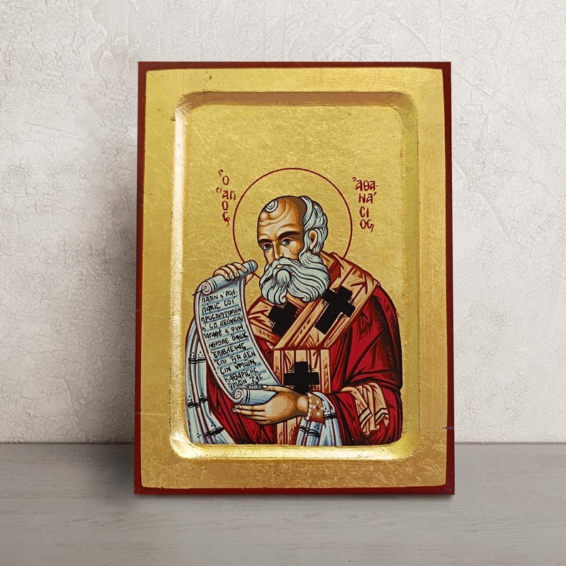 St Athanasius the Great Icon Greek Orthodox Icon Saint Athanasius of ...