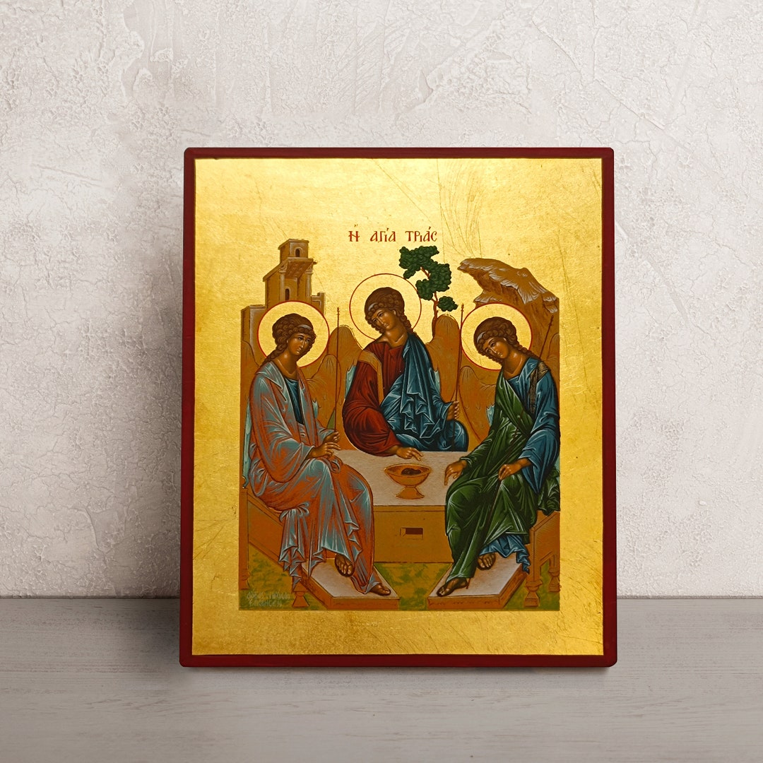 Holy Trinity Rublev Icon Orthodox Christian Byzantine Icon Christian ...