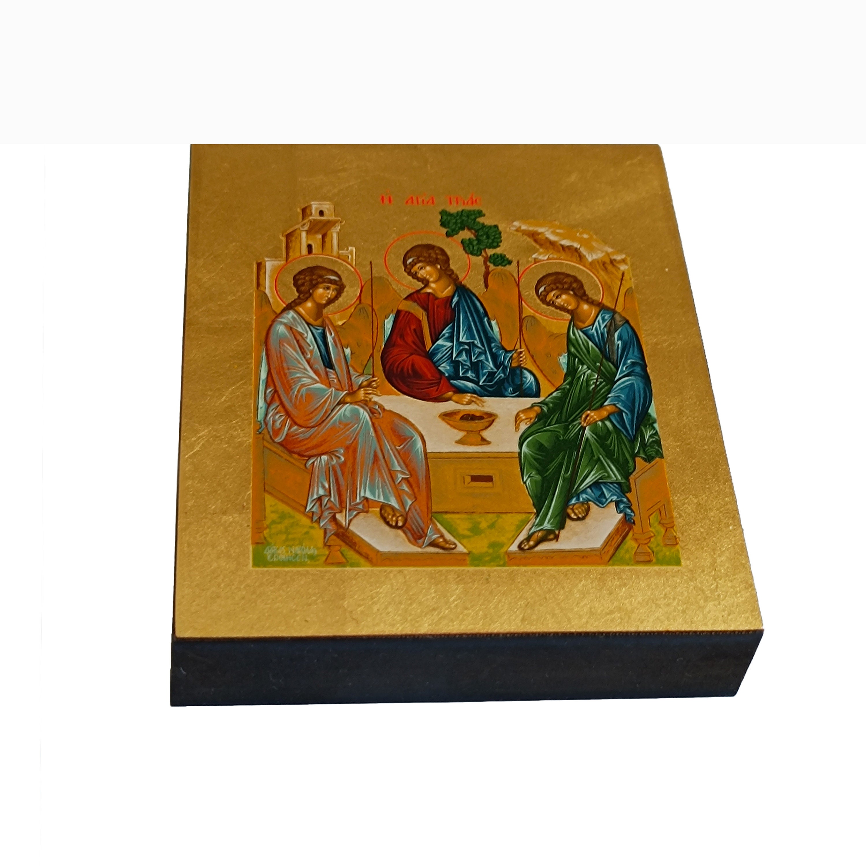 Holy Trinity Rublev Icon Orthodox Christian Byzantine Icon Hand Painted ...