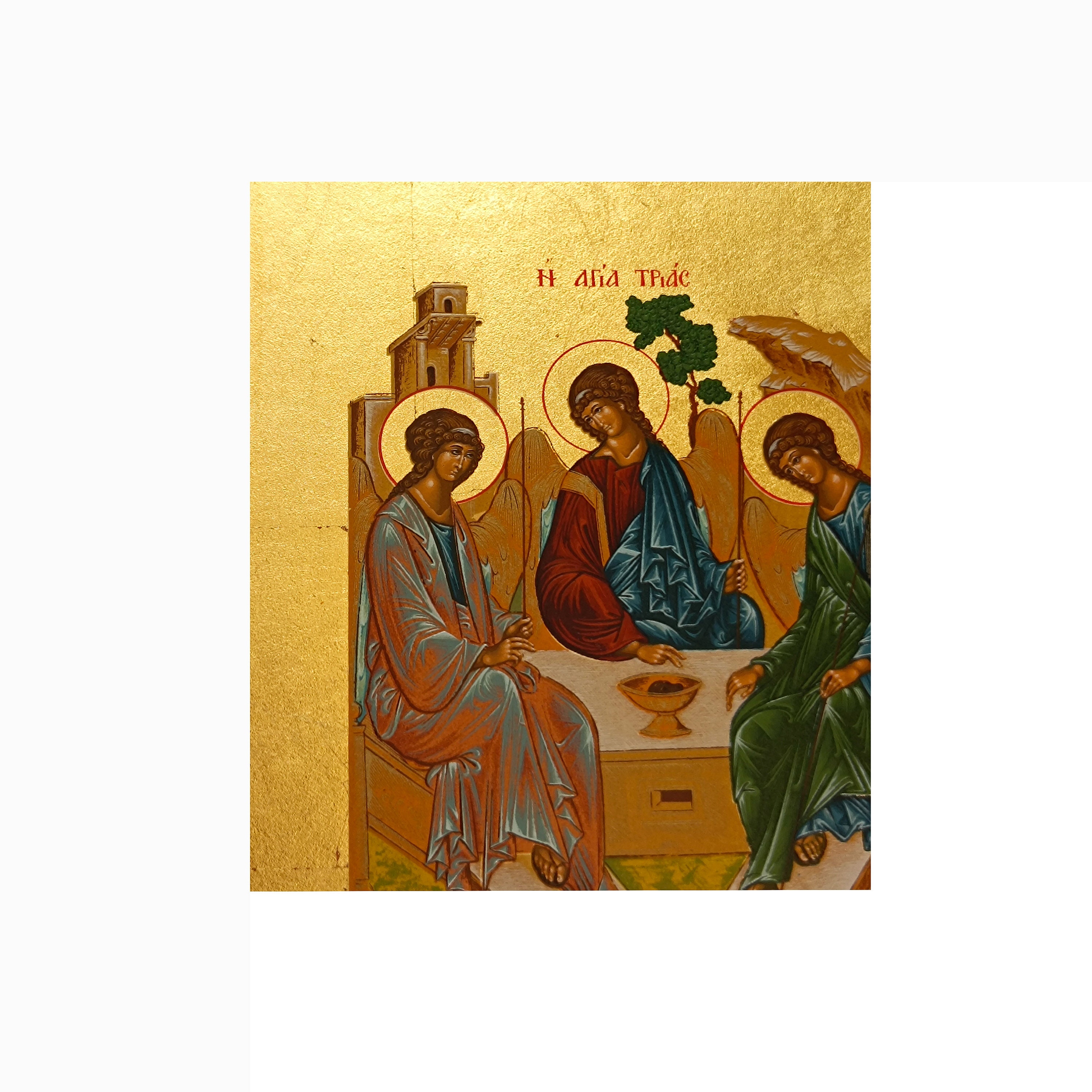 Holy Trinity Rublev Icon Orthodox Christian Byzantine Icon Hand Painted ...