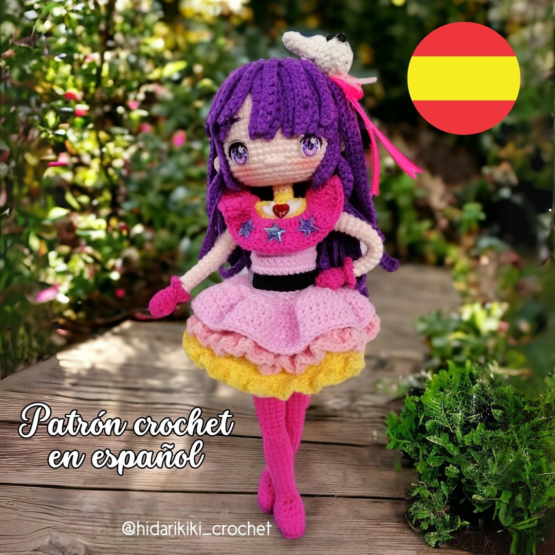 Ai Hoshino PDF Crochet Pattern Amigurumi Anime Doll SPANISH - Etsy