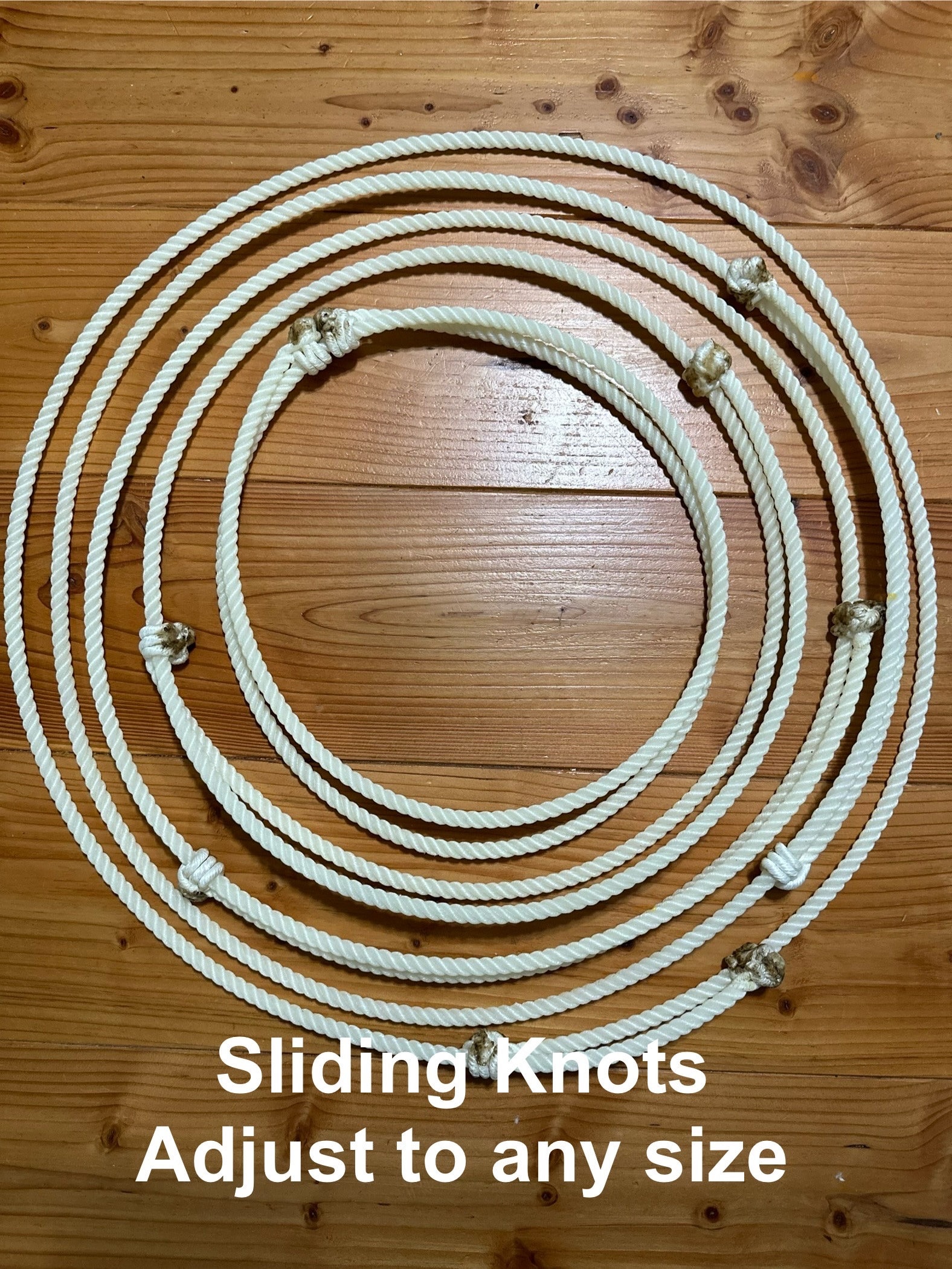 Lariat Liberty Horse Sliding Neck Ring Cordeo for Bridleless Riding ...