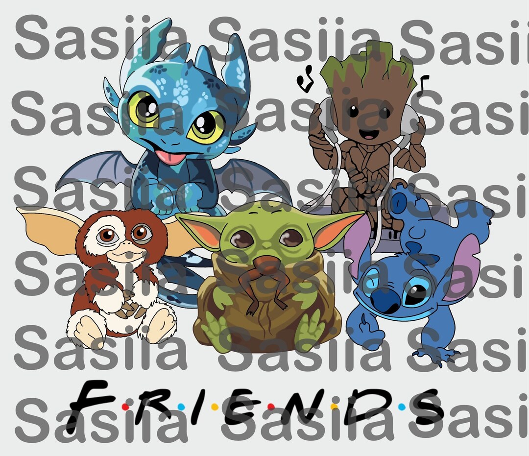 PNG Groot Friends - Etsy