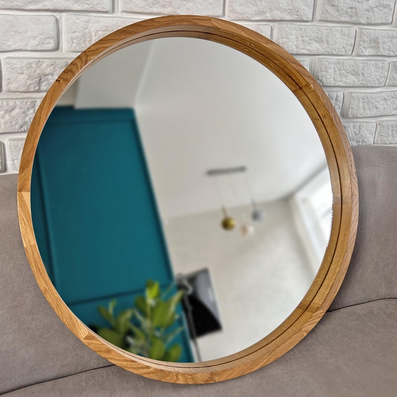 70cm Wooden Frame Mirror - Etsy UK