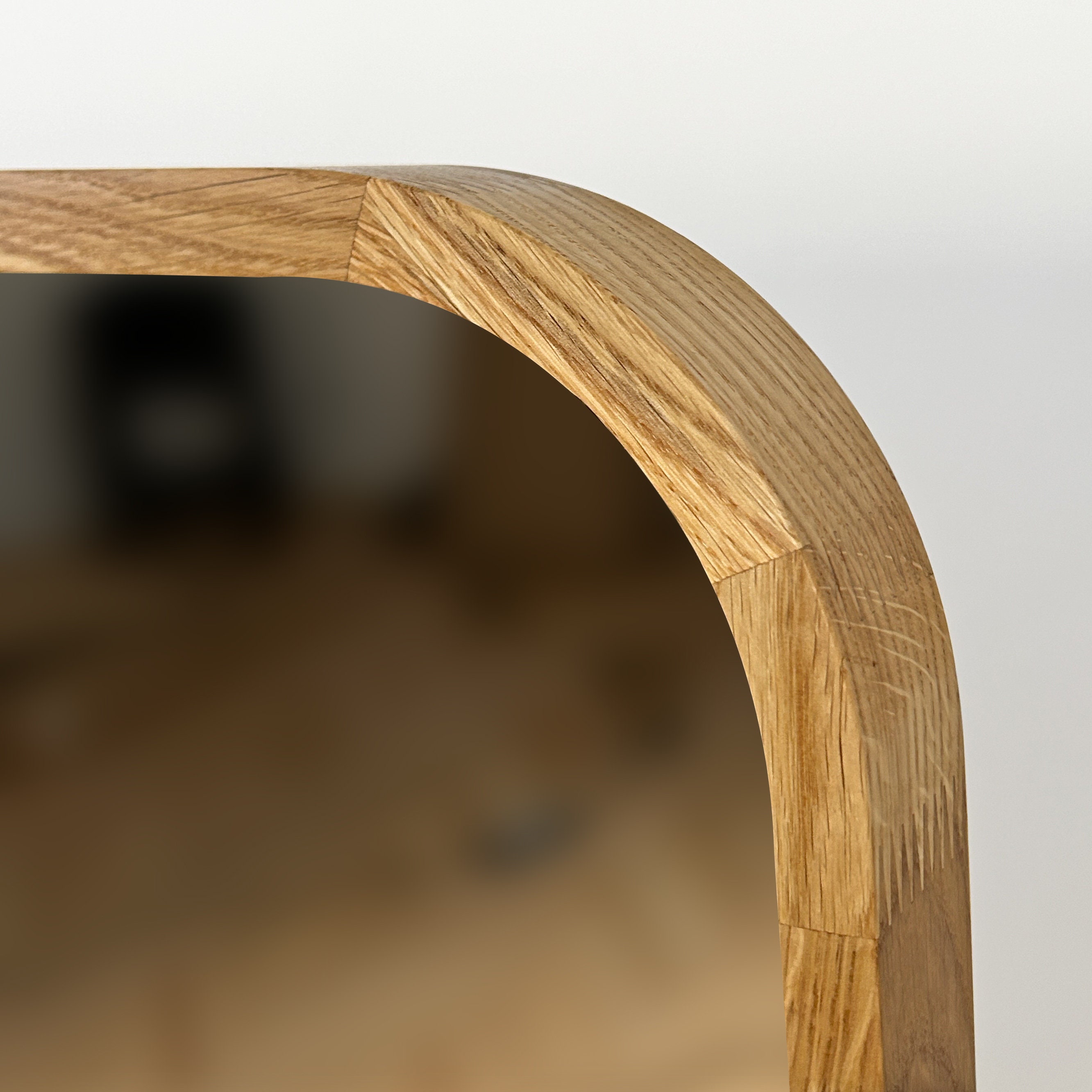 Farmhouse Wood Framed Mirror, Rectangular Wooden Wall Mirror, Bathroom ...