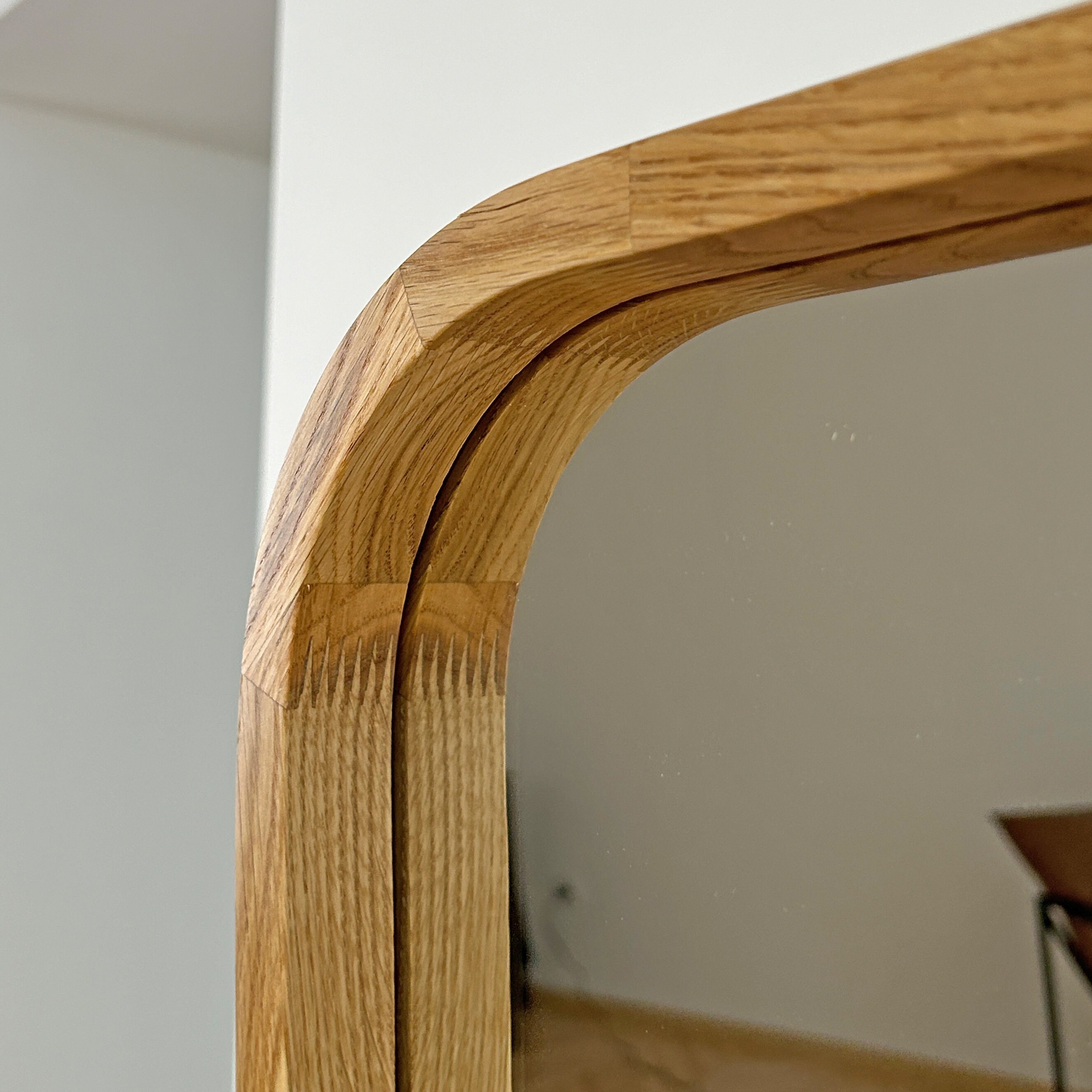 Farmhouse Wood Framed Mirror, Rectangular Wooden Wall Mirror, Bathroom ...