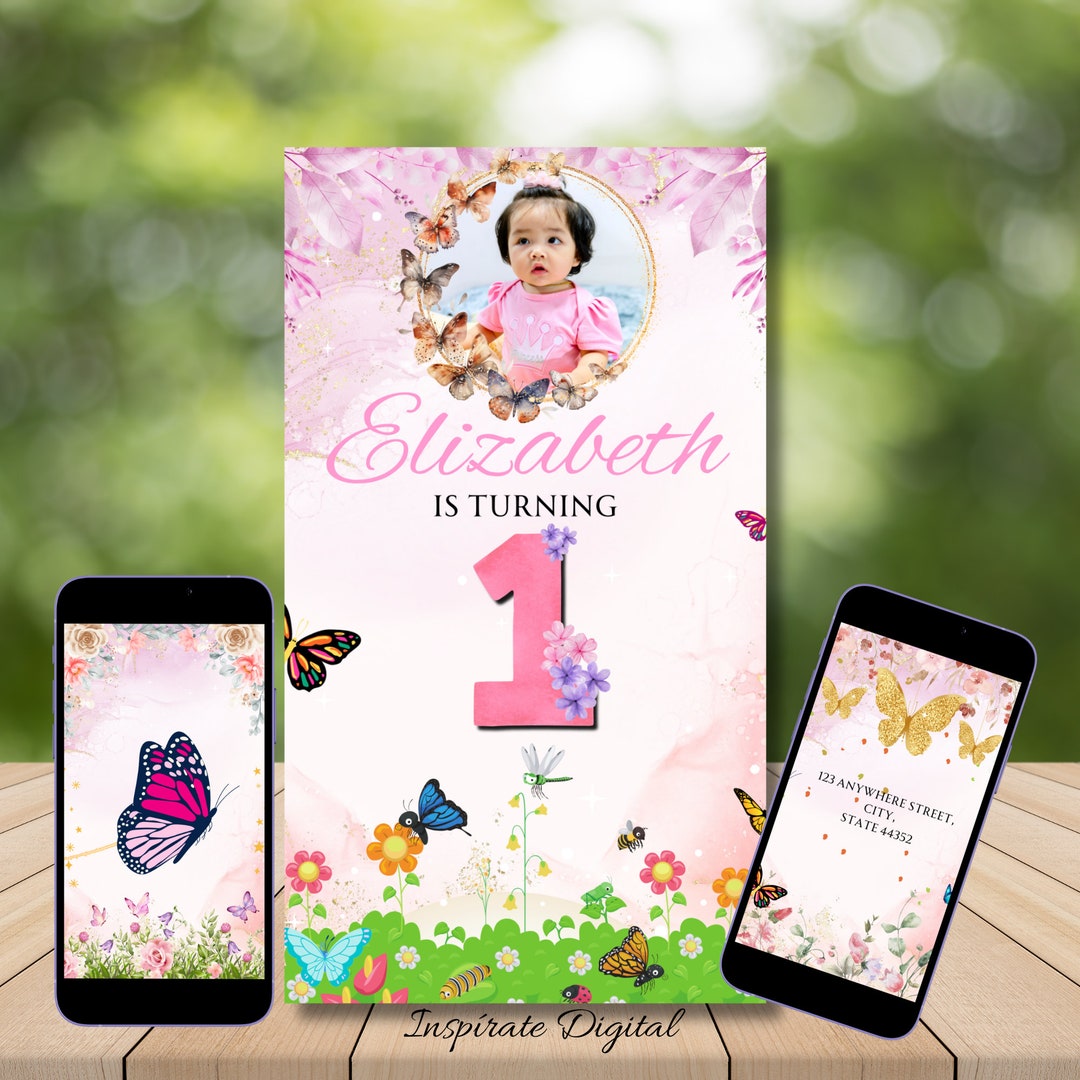 Butterfly Invitation, Butterflies Invitation, Butterfly Video ...