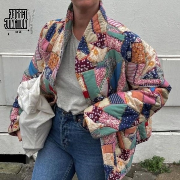 Patchwork Quilt Jacket - Etsy