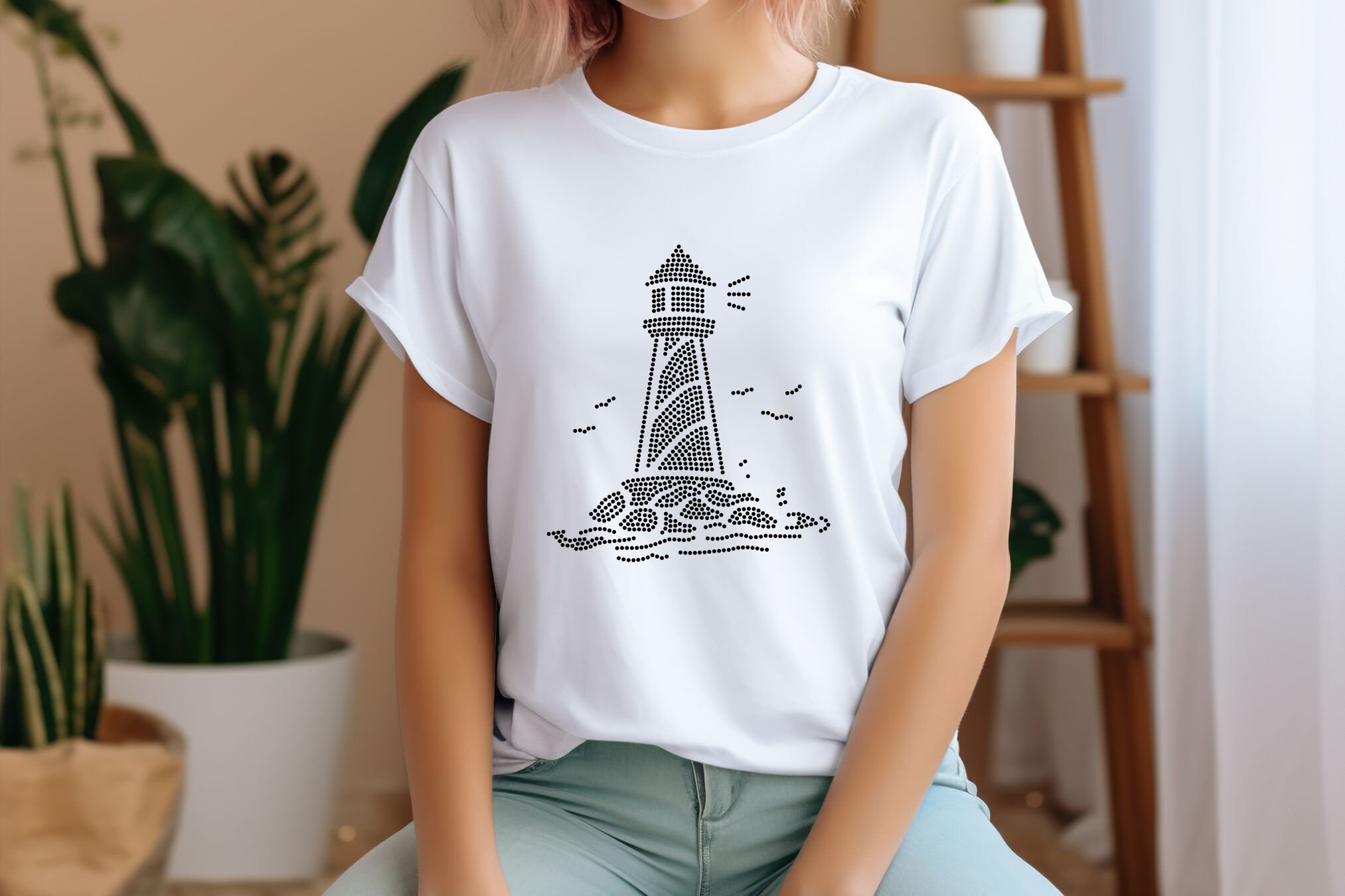 Rhinestone Lighthouse Template Rhinestone Lighthouse Ss10 Template Svg ...