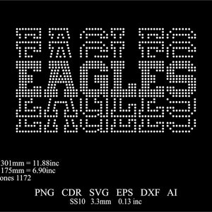 Rhinestone Font Template Svg Rhinestone Alphabet Template Png Eps Dxf ...