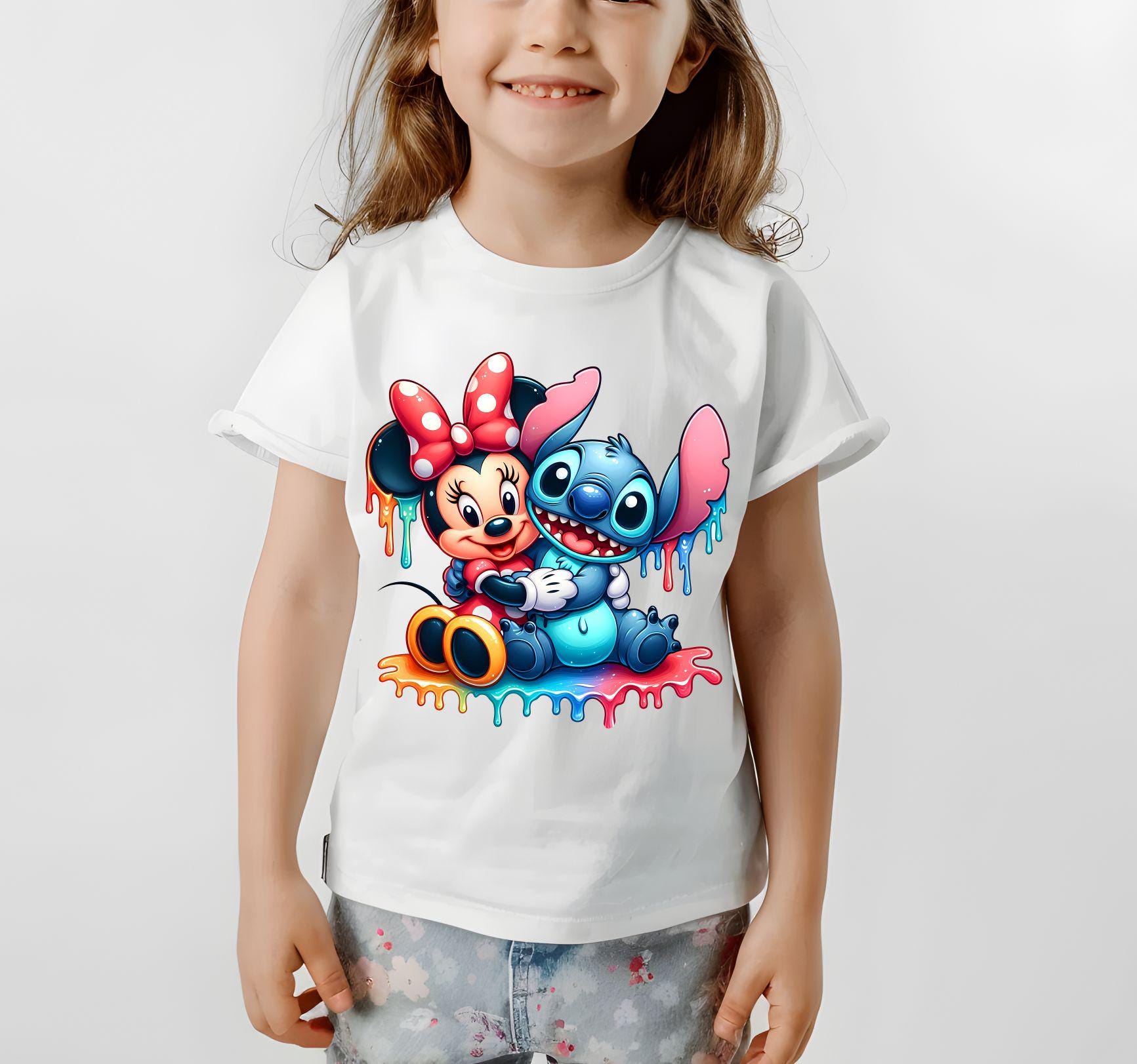 8 PNG Stitch and Minnie Bundle Design High Quality Sublimation Digital ...
