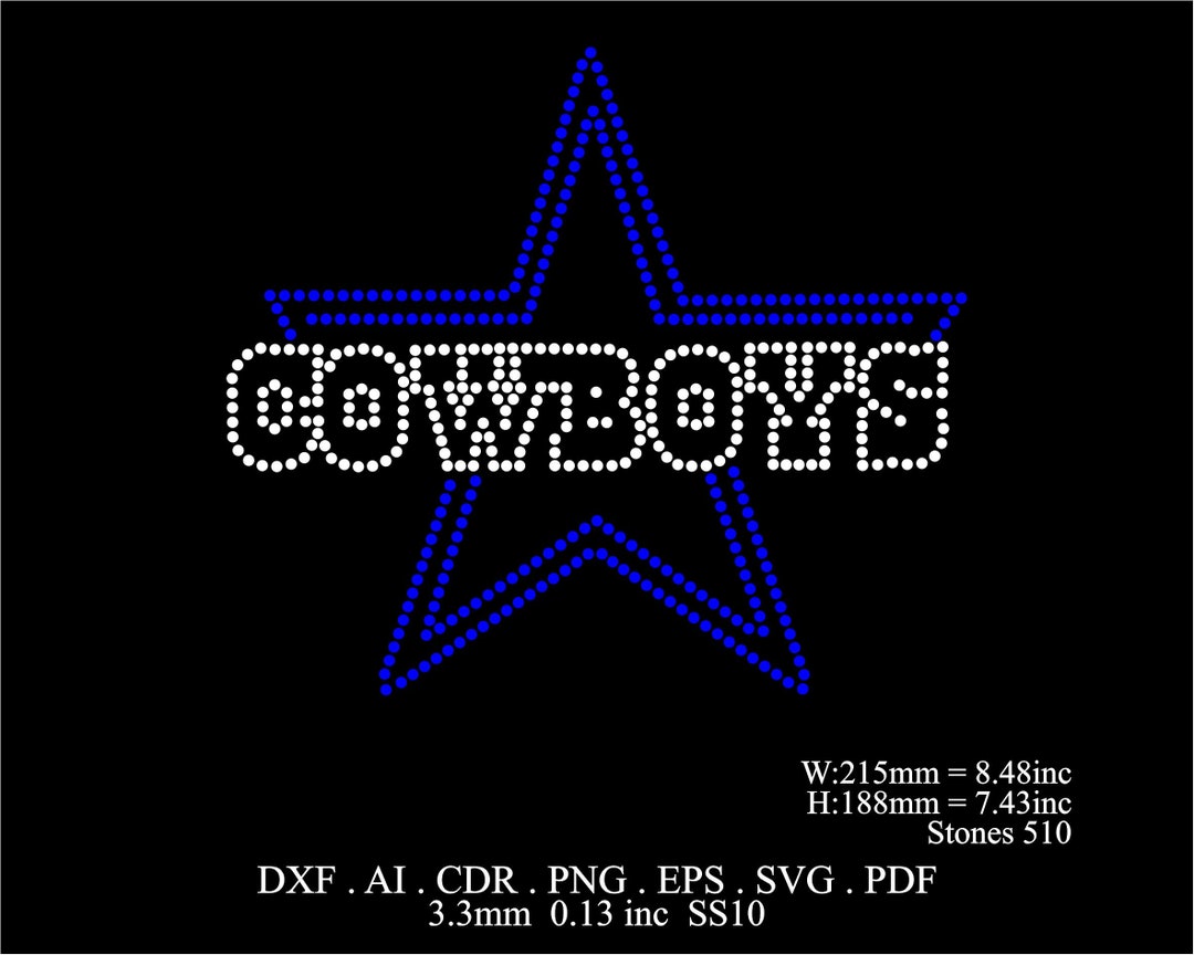 Rhinestone Cowboys Template Rhinestone Ss10 Cowboys Template Svg Png ...